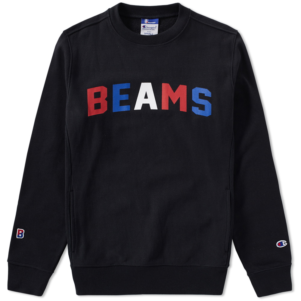 Champion x Beams Crew Sweat Champion x Beams