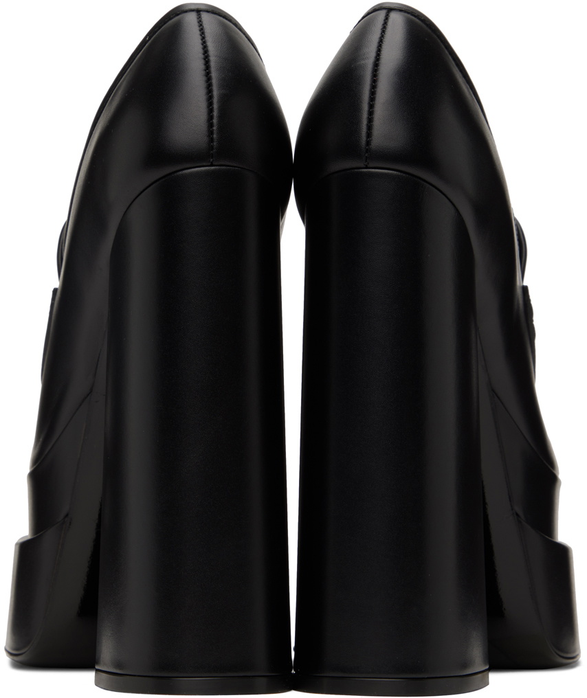Versace Black Aevitas Platform Heels Versace