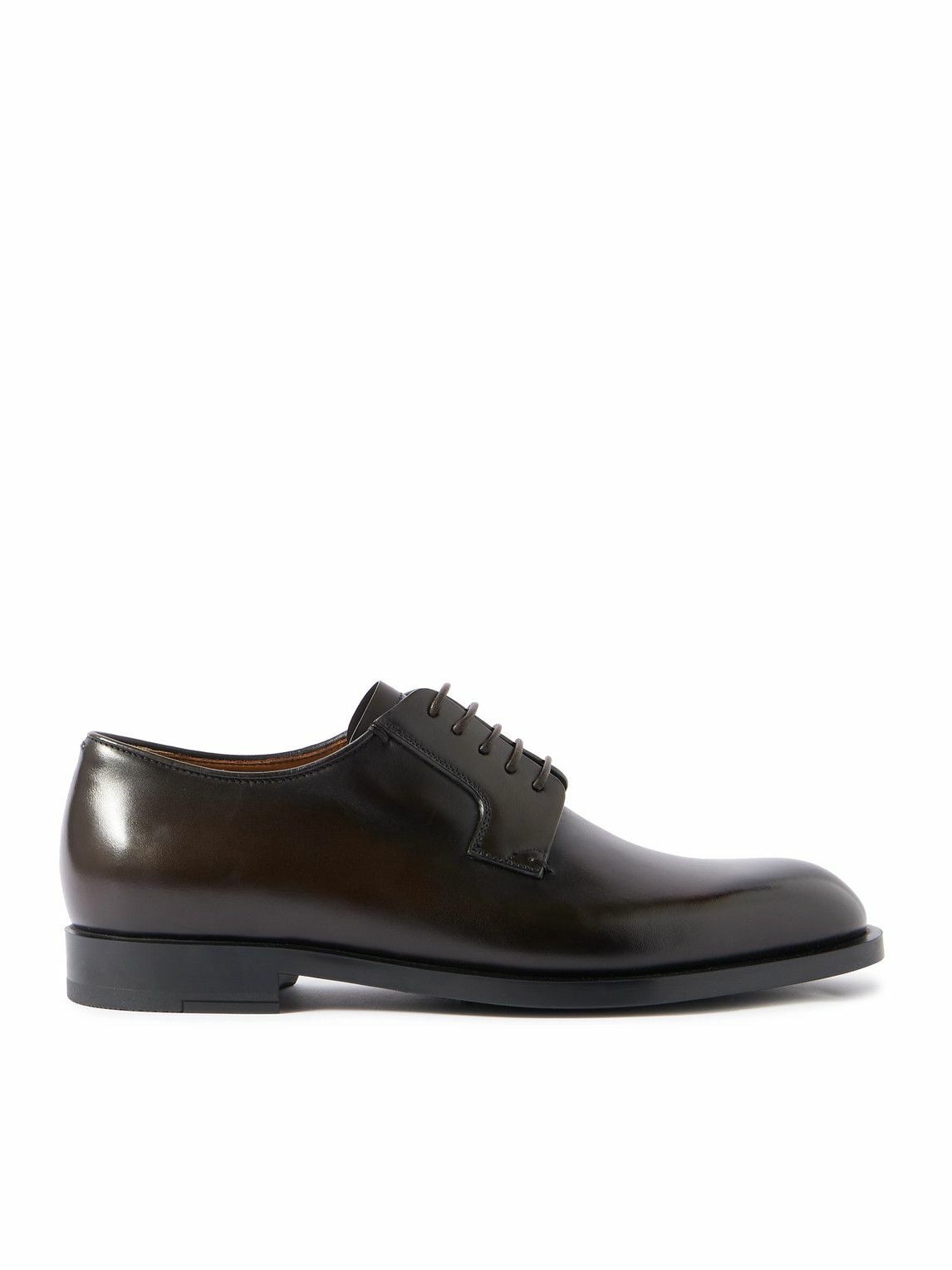 Zegna - Leather Derby Shoes - Brown Zegna