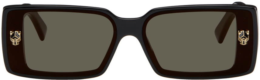 Cartier Black Rectangular Sunglasses Cartier