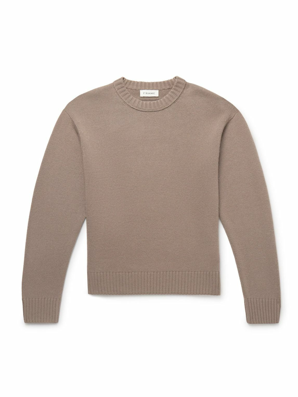 FRAME - Cashmere Sweater - Brown Frame Denim