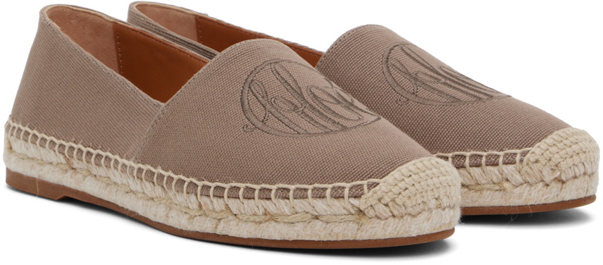 Chloé Taupe Pary Espadrilles Chloe