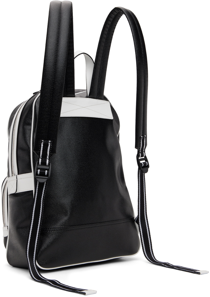 Moschino Black Smiley Double Smiley World Backpack Moschino