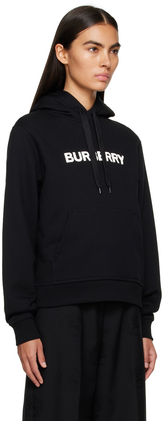 Burberry Black Bonded Hoodie Burberry