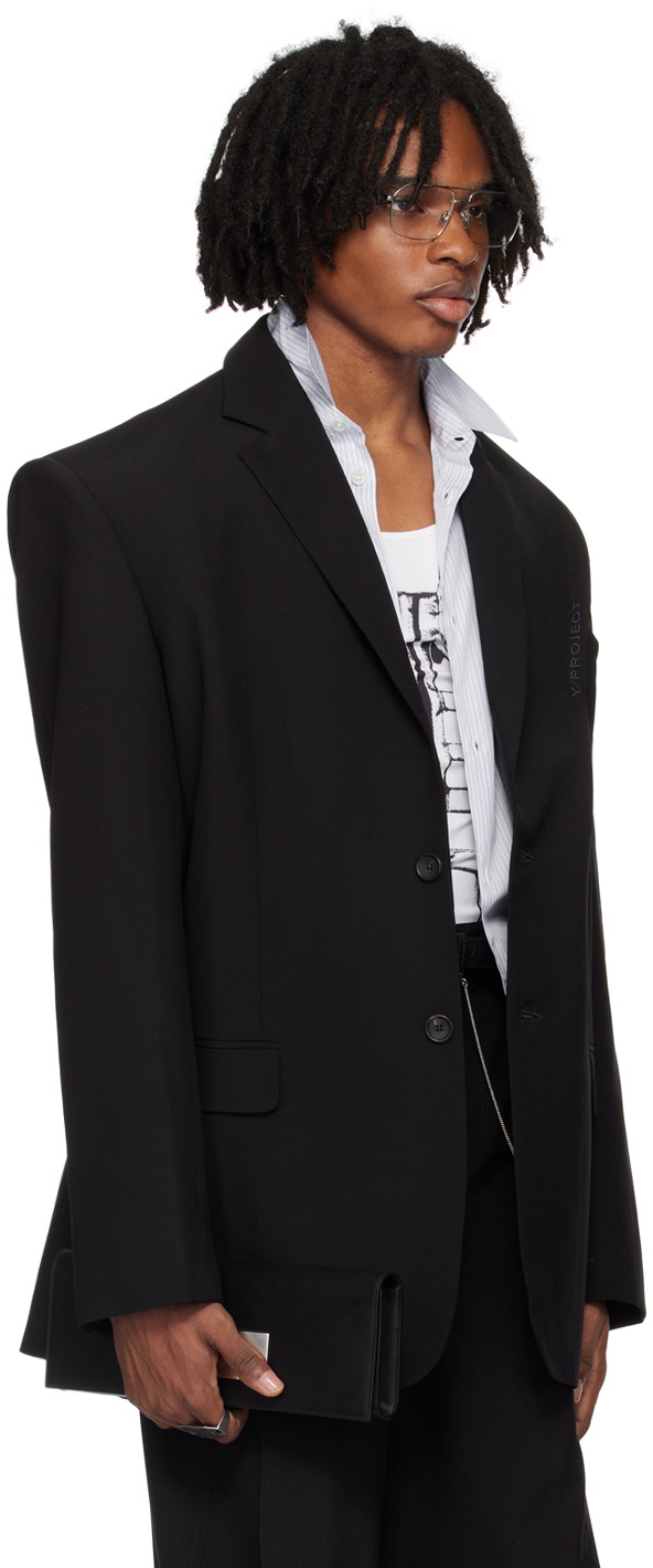 Y/Project Black Pinched Blazer Y/Project