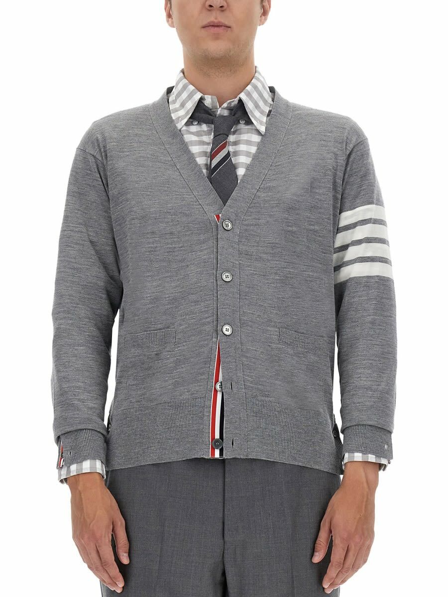 Thom Browne 4bar Stripe Cardigan Thom Browne