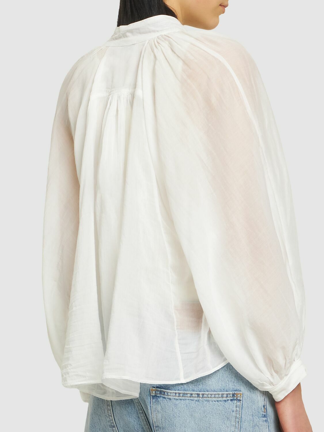 FORTE_FORTE - Cotton & Silk Voile Bohemian Shirt Forte Forte
