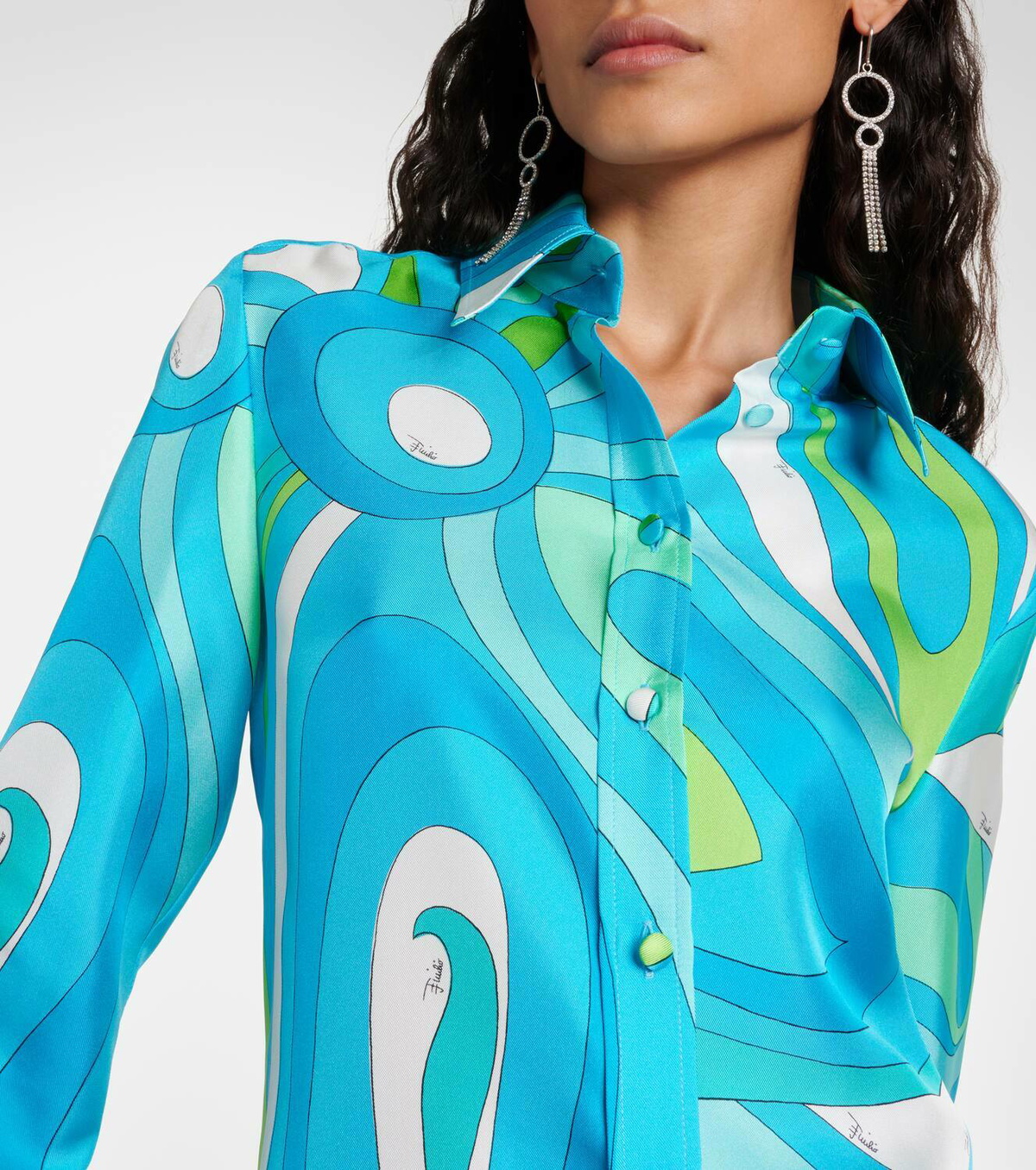 Pucci Marmo printed silk shirt Emilio Pucci