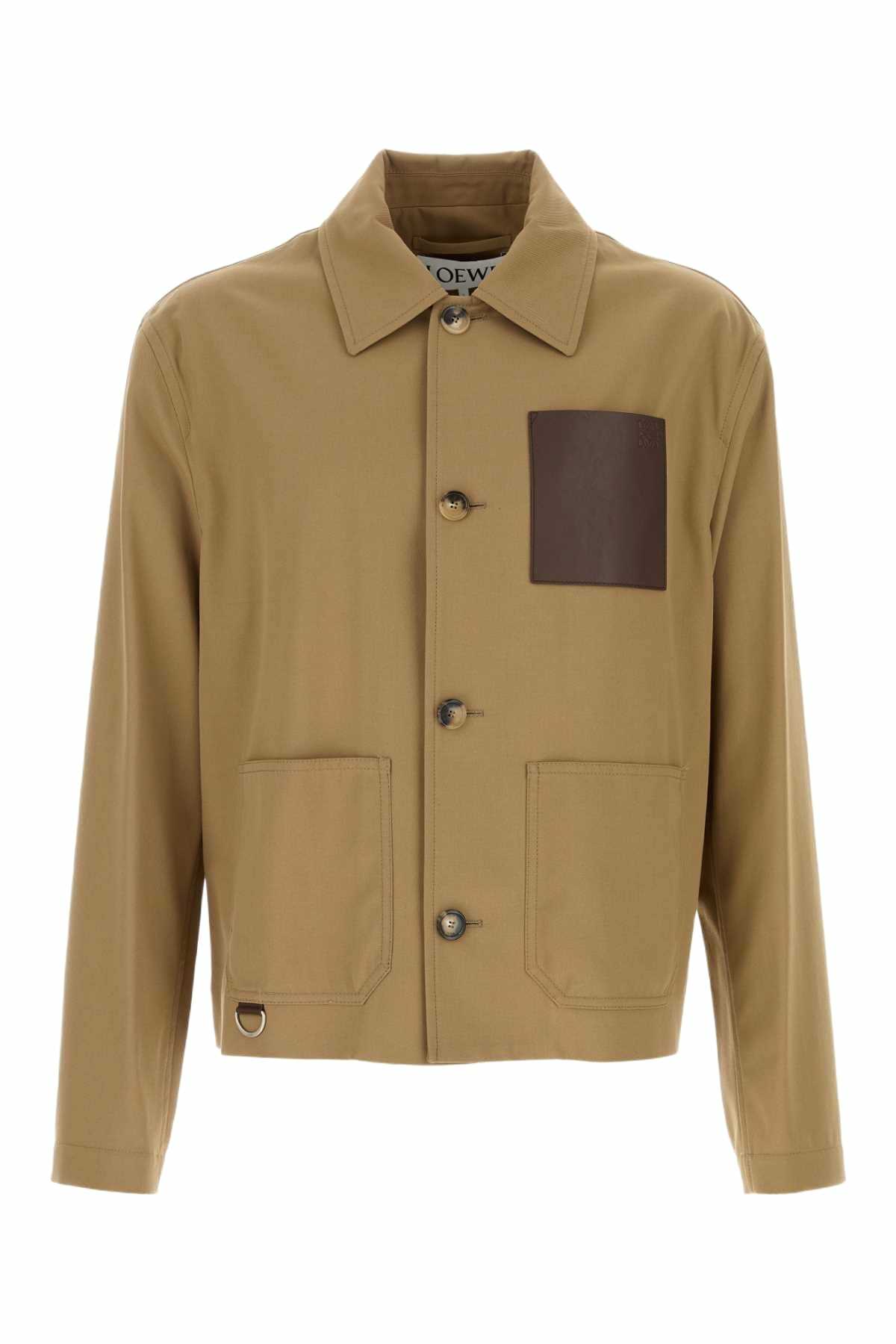 Loewe Camel Cotton Jacket Loewe