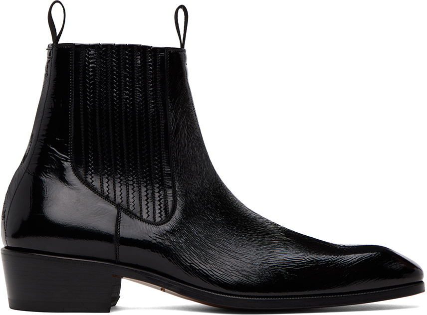 TOM FORD Black Bailey Chelsea Boots TOM FORD
