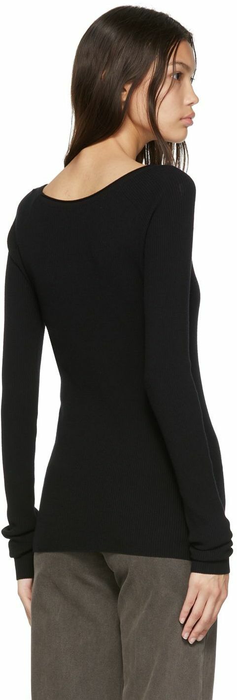 LOW CLASSIC Black Rayon Sweater Low Classic