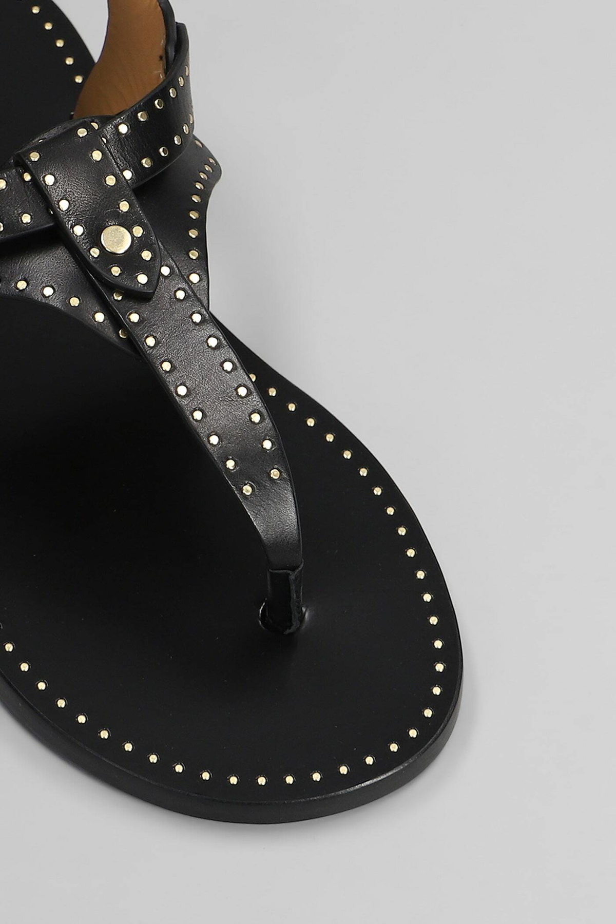 Isabel Marant Joony Sandals In Black Leather Isabel Marant