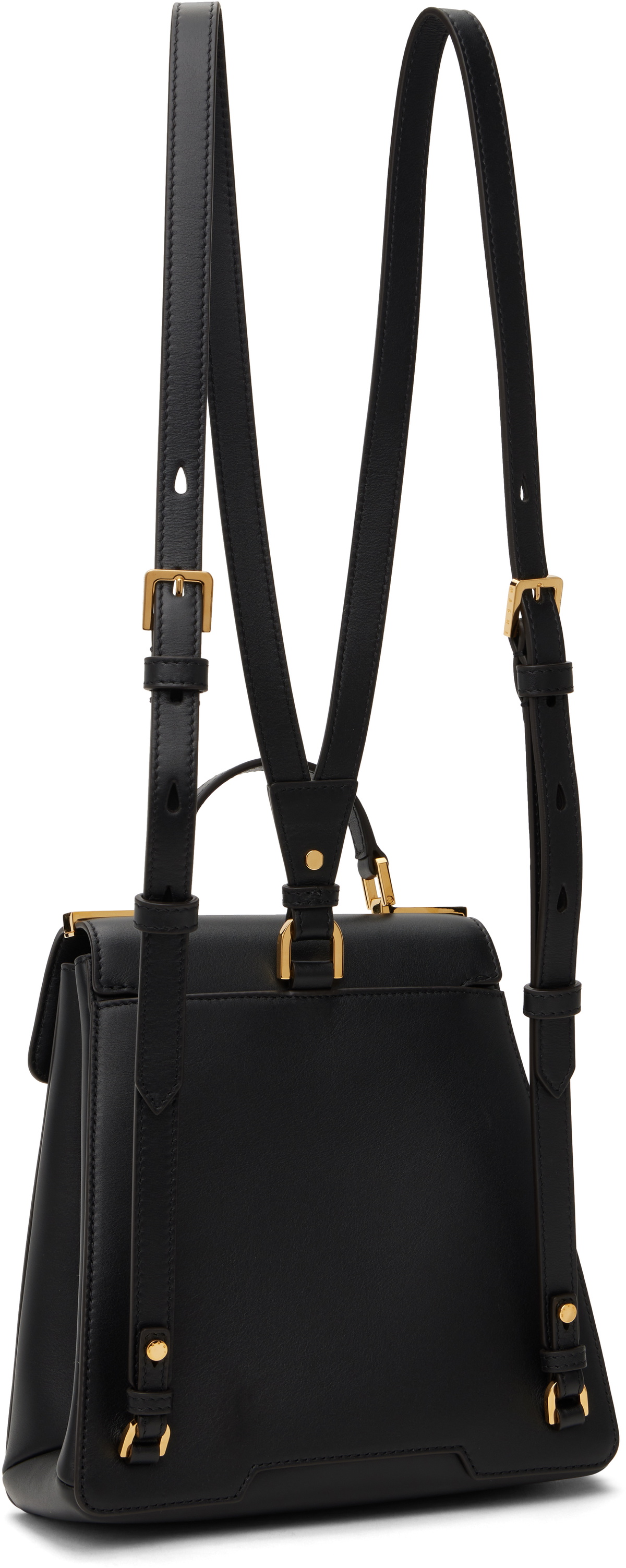 Marni Black Leather Trunkaroo Backpack Marni