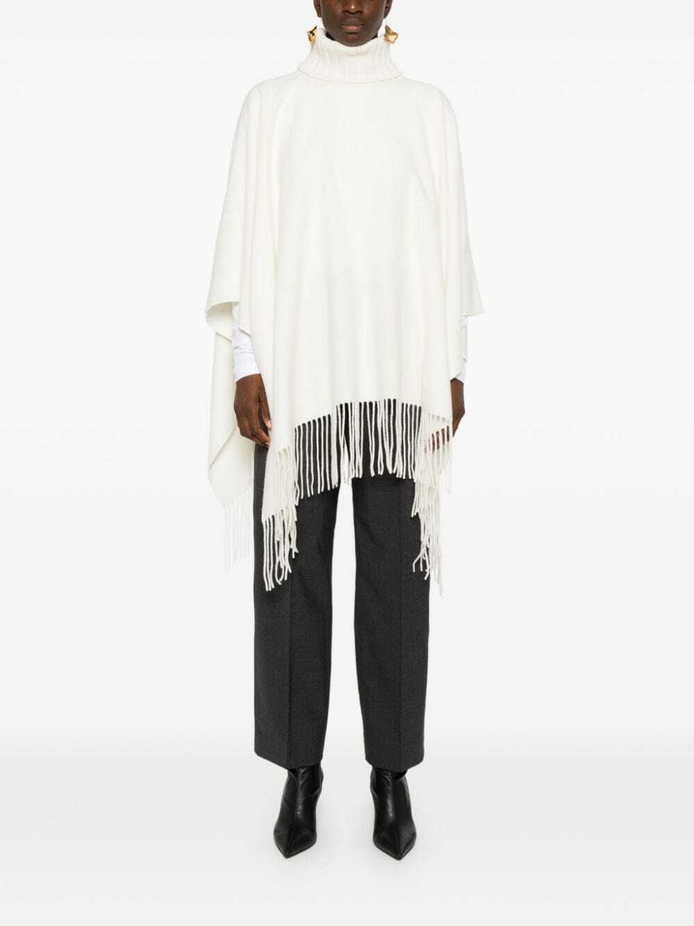 FABIANA FILIPPI - Wool And Silk Blend Cape Fabiana Filippi