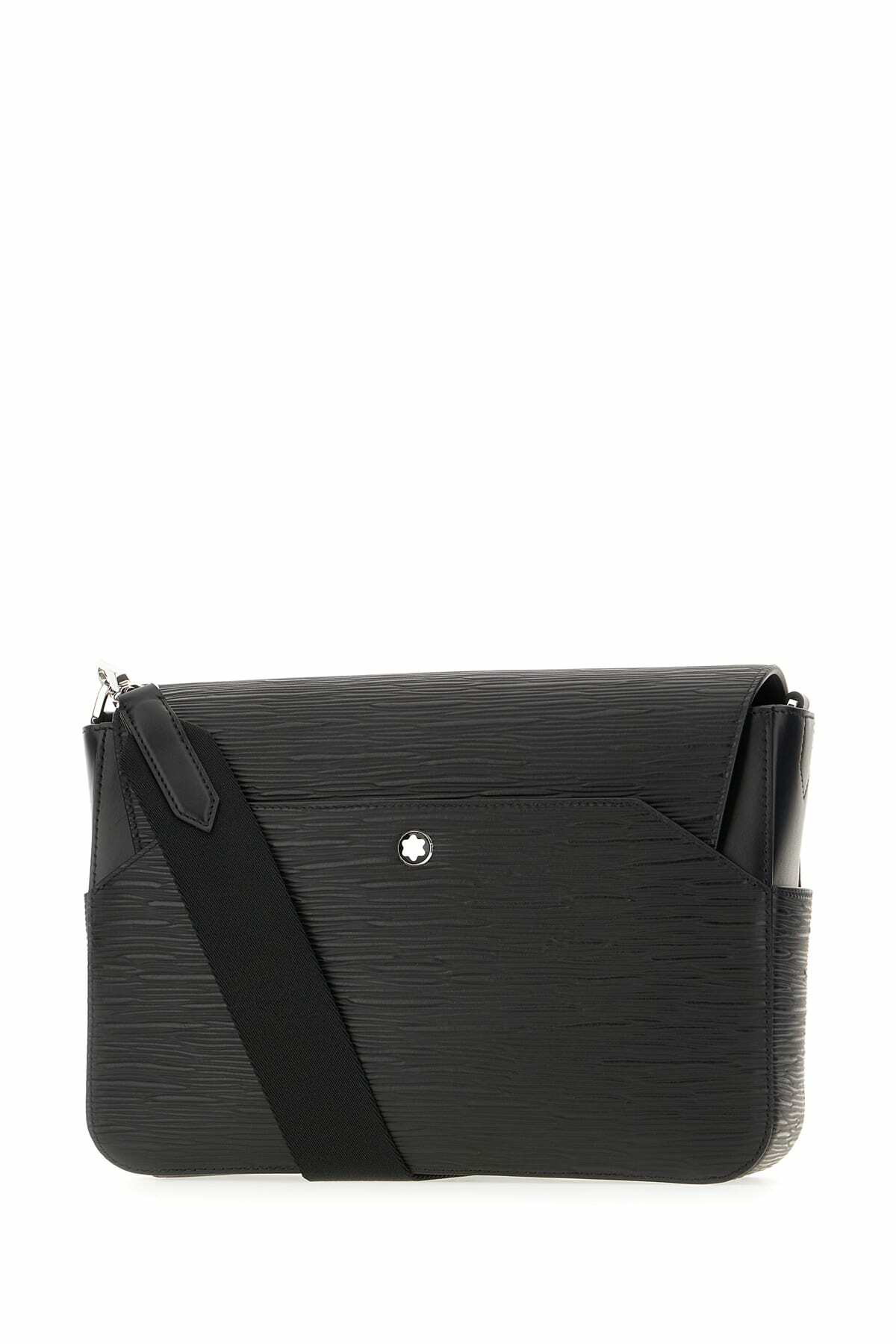 Montblanc Black Leather Crossbody Bag Montblanc