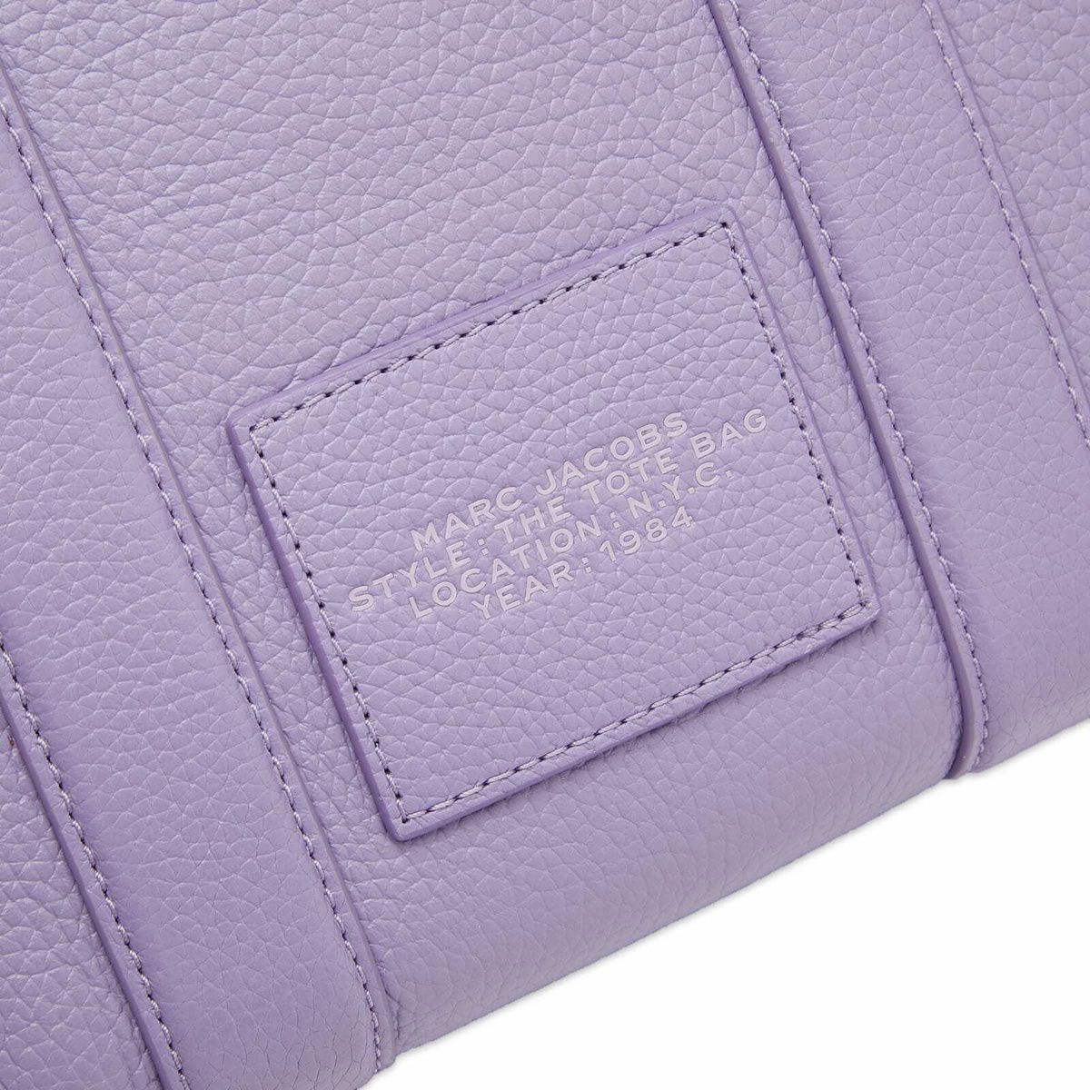 Marc Jacobs Women's The Leather Mini Tote in Lavender Marc Jacobs