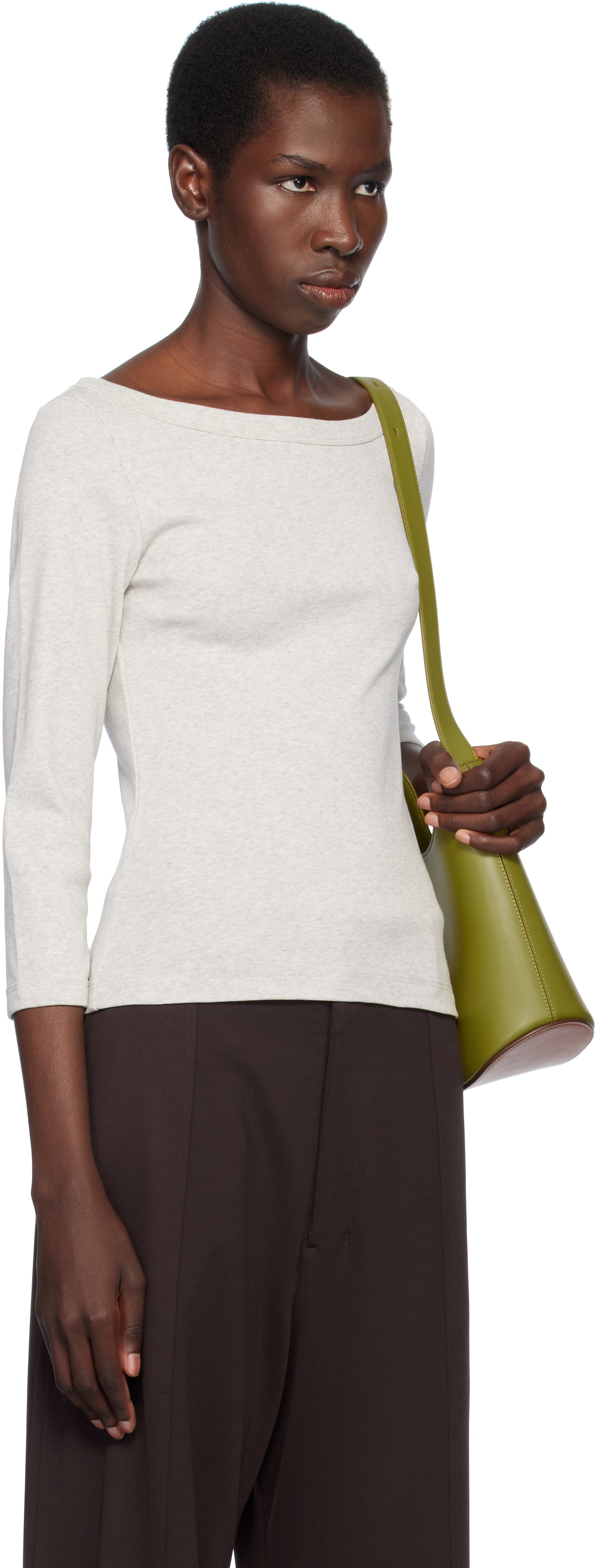 FLORE FLORE Gray Steffi T-shirt FLORE FLORE