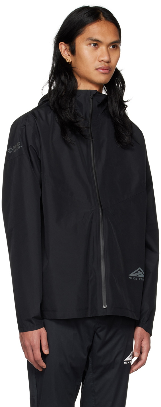 Nike Black Infinium Trail Running Jacket Nike
