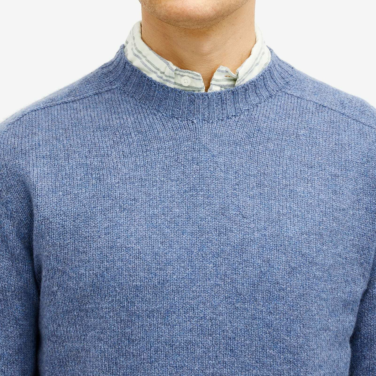 Country Of Origin Men's Geelong Seamless Knit Jumper in Light Blue ...