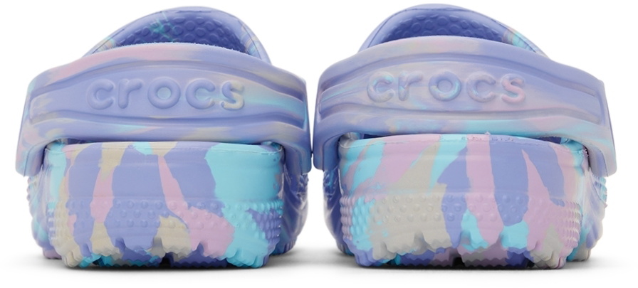 Crocs Baby Blue Classic Marbled Clogs Crocs
