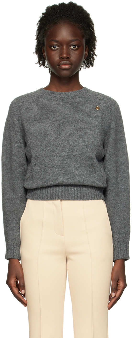 Recto Gray Round Neck Sweater Recto