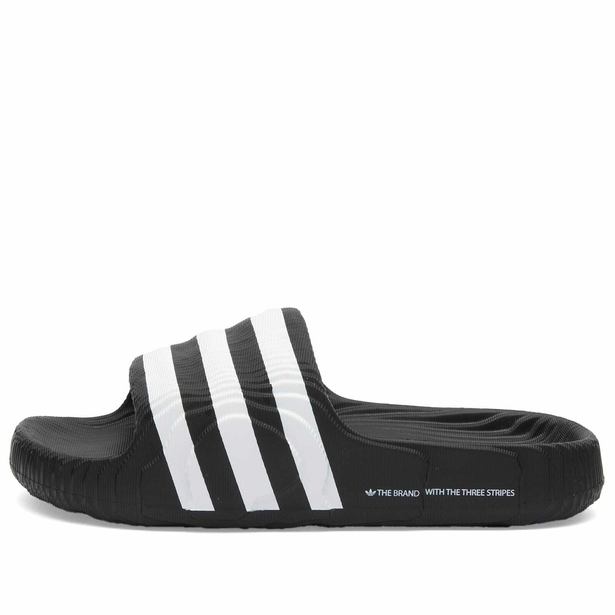 Adidas Men's ADILETTE 22 Sneakers in Core Black/White adidas