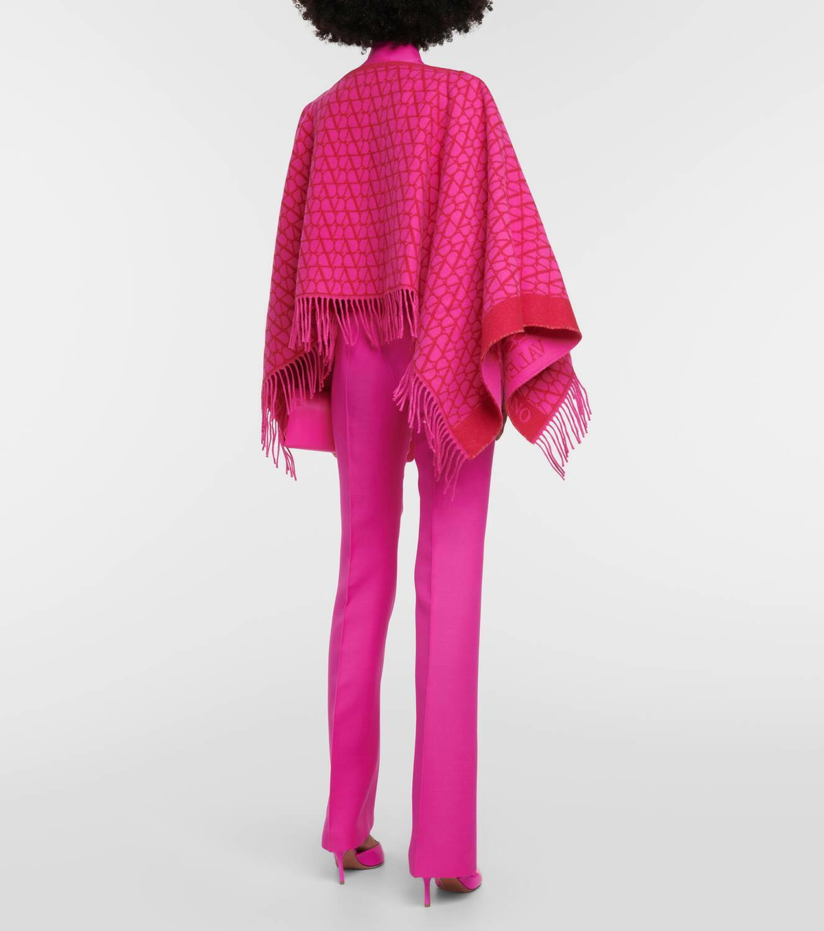 Valentino Toile Iconographe wool-blend shawl Valentino