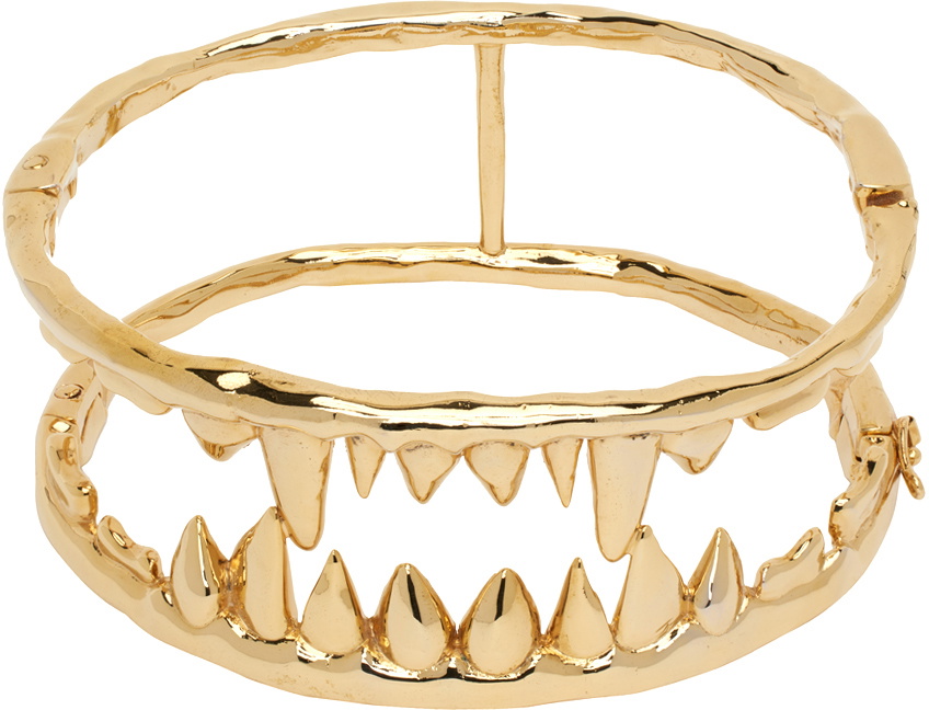 GCDS Gold Bite Choker GCDS