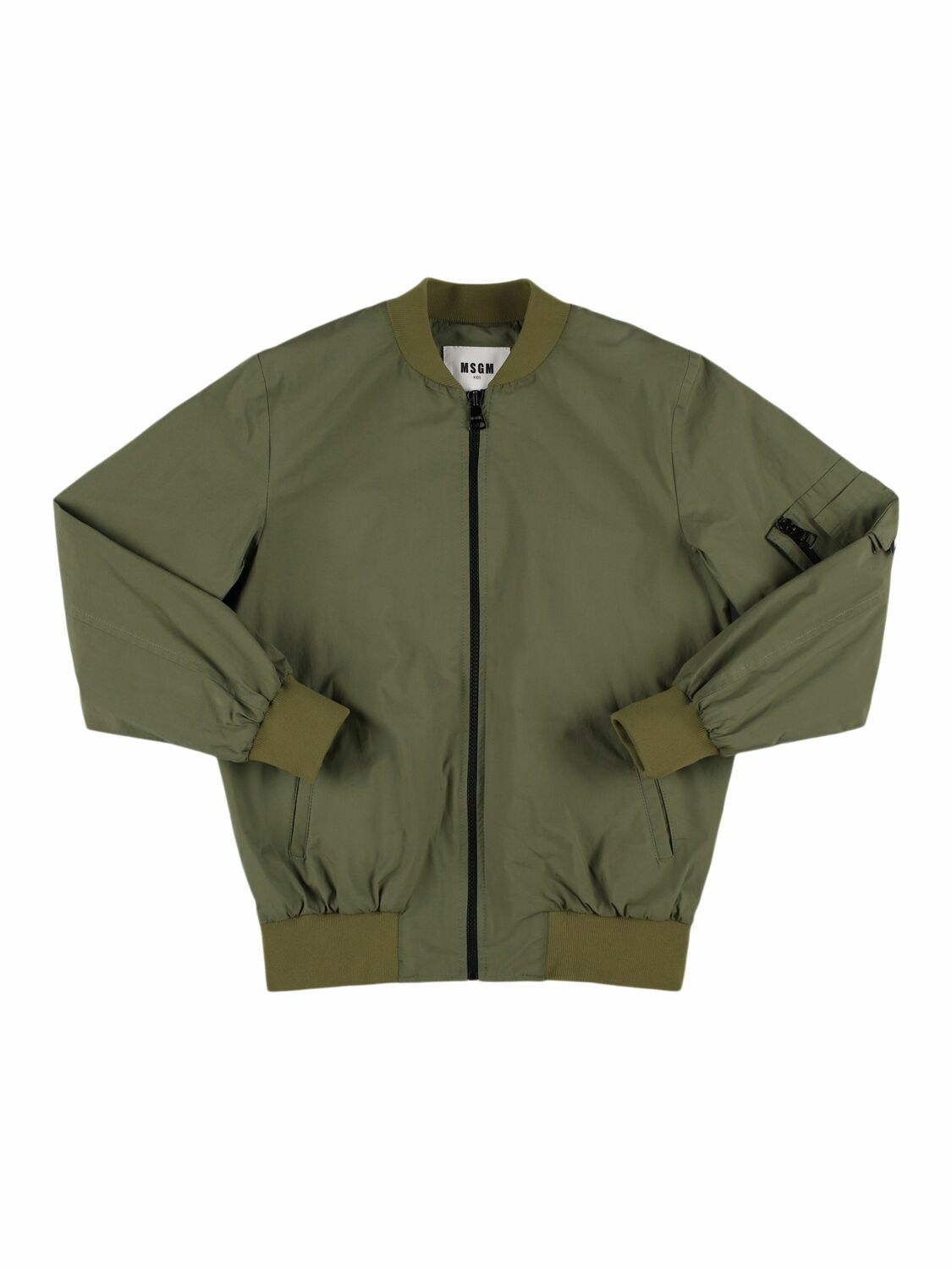 MSGM Cotton Blend Bomber Jacket MSGM