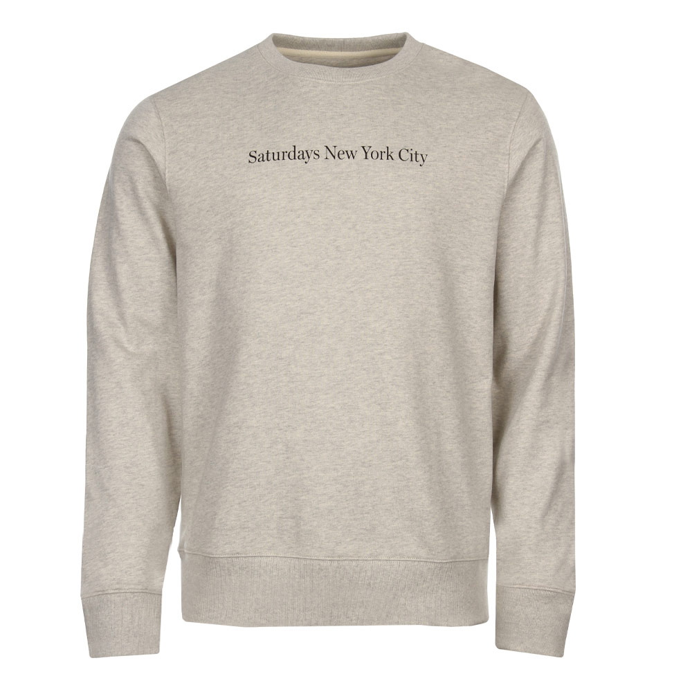Sweatshirt - Natural Heather Saturdays NYC