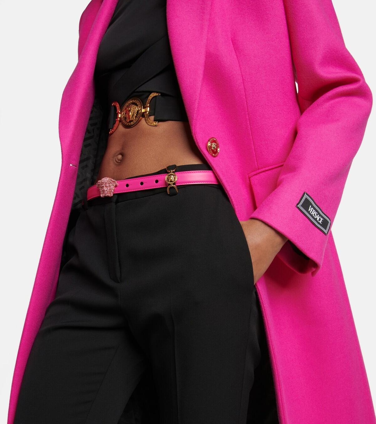 Versace - La Medusa leather belt Versace