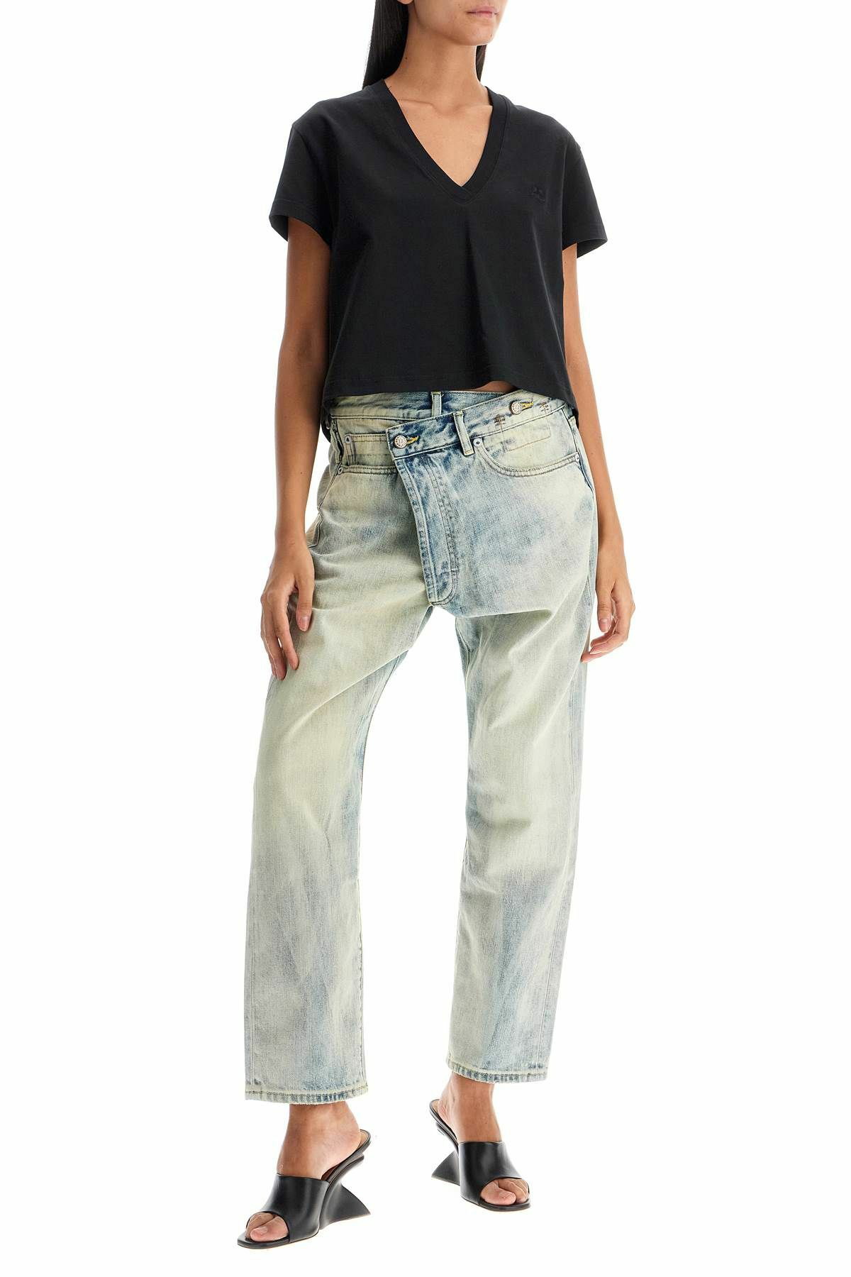 R13 crossover denim Blue R13