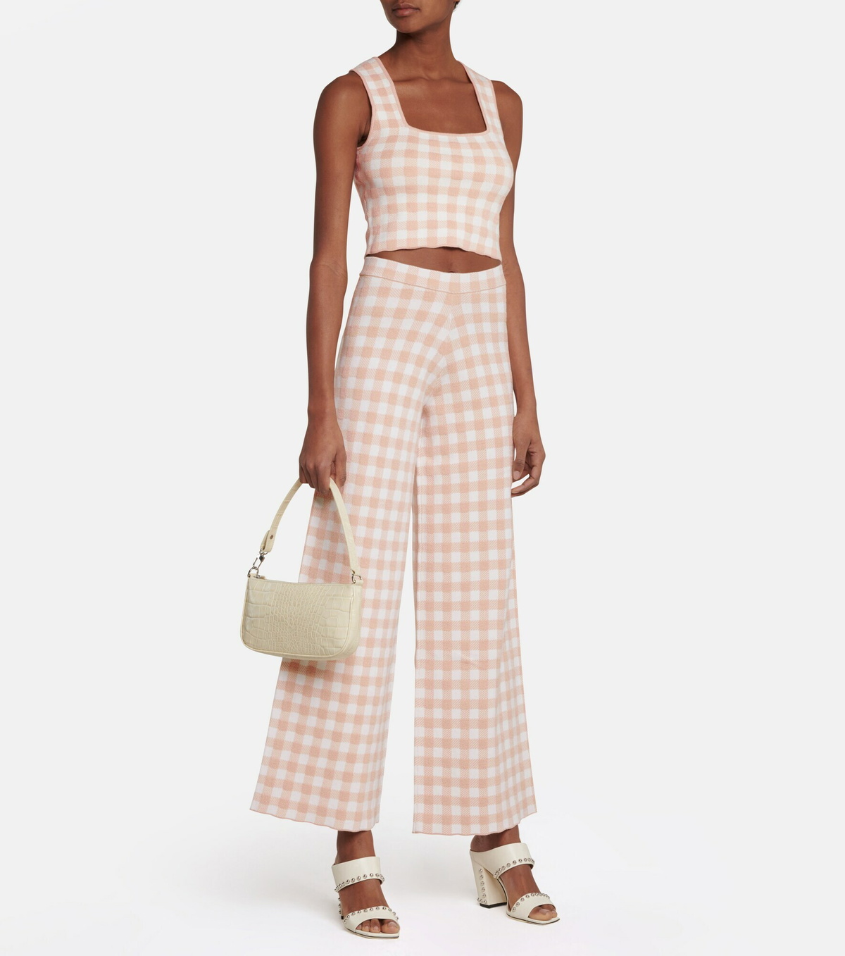 Staud - Trail gingham crop top Staud