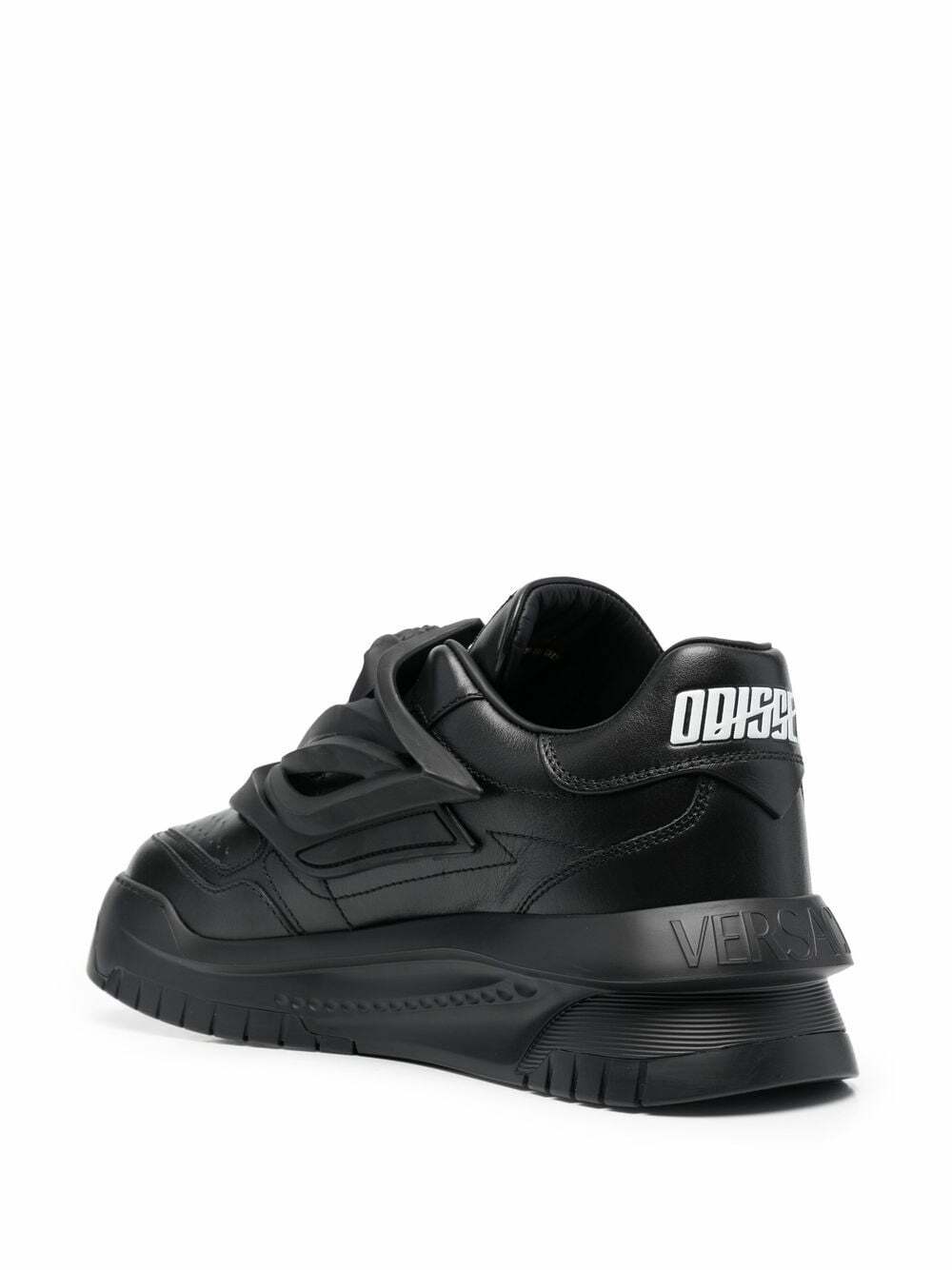 VERSACE - Odissea Leather Sneakers Versace
