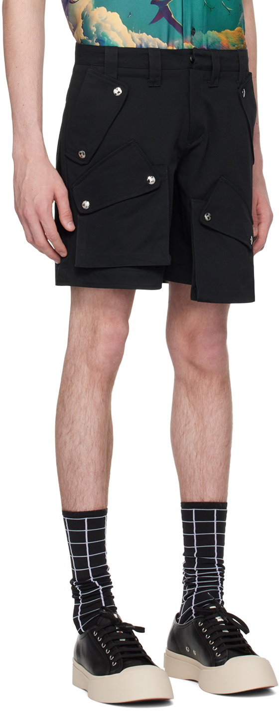 Members of the Rage Black Cargo Shorts Members of the Rage