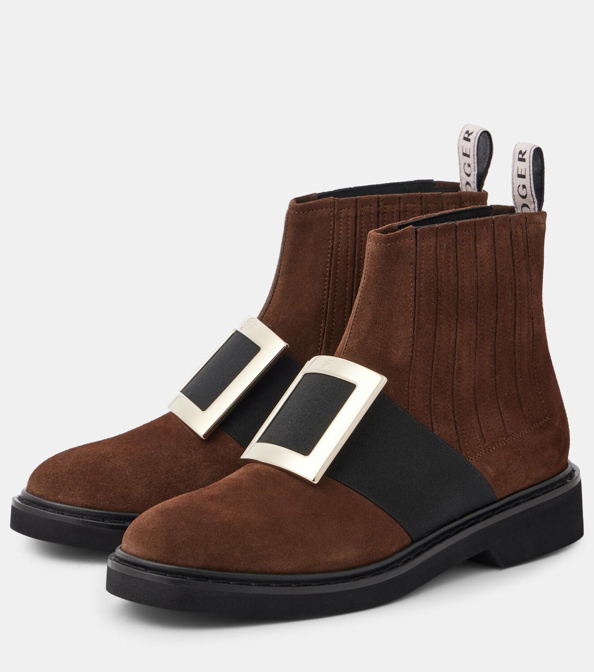 Roger Vivier Viv' Ranger suede Chelsea boots Roger Vivier