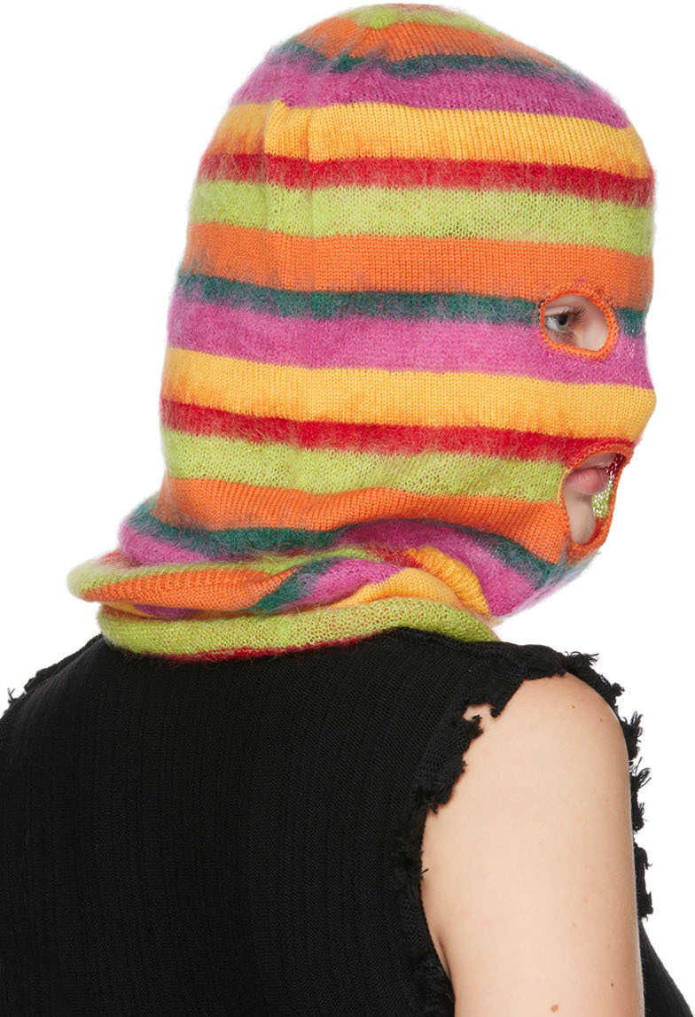 Marni Multicolor Striped Balaclava Marni