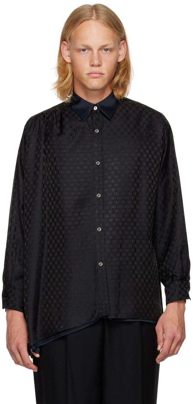 rito structure Black Reversible Shirt rito structure