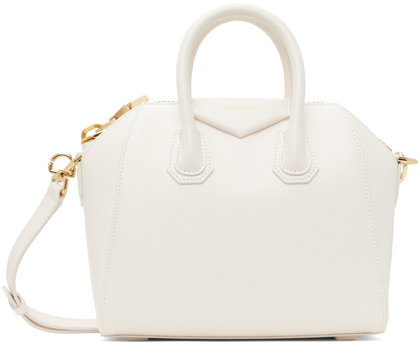 Givenchy White Mini Antigona Bag Givenchy