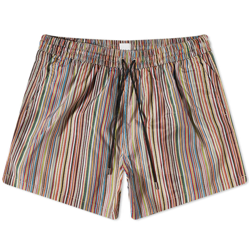 Paul Smith Men's Classic Swim Short in Multi-Stripe Paul Smith