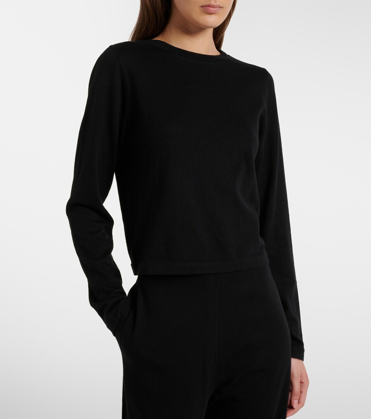 Extreme Cashmere Lisa cotton and cashmere top extreme cashmere