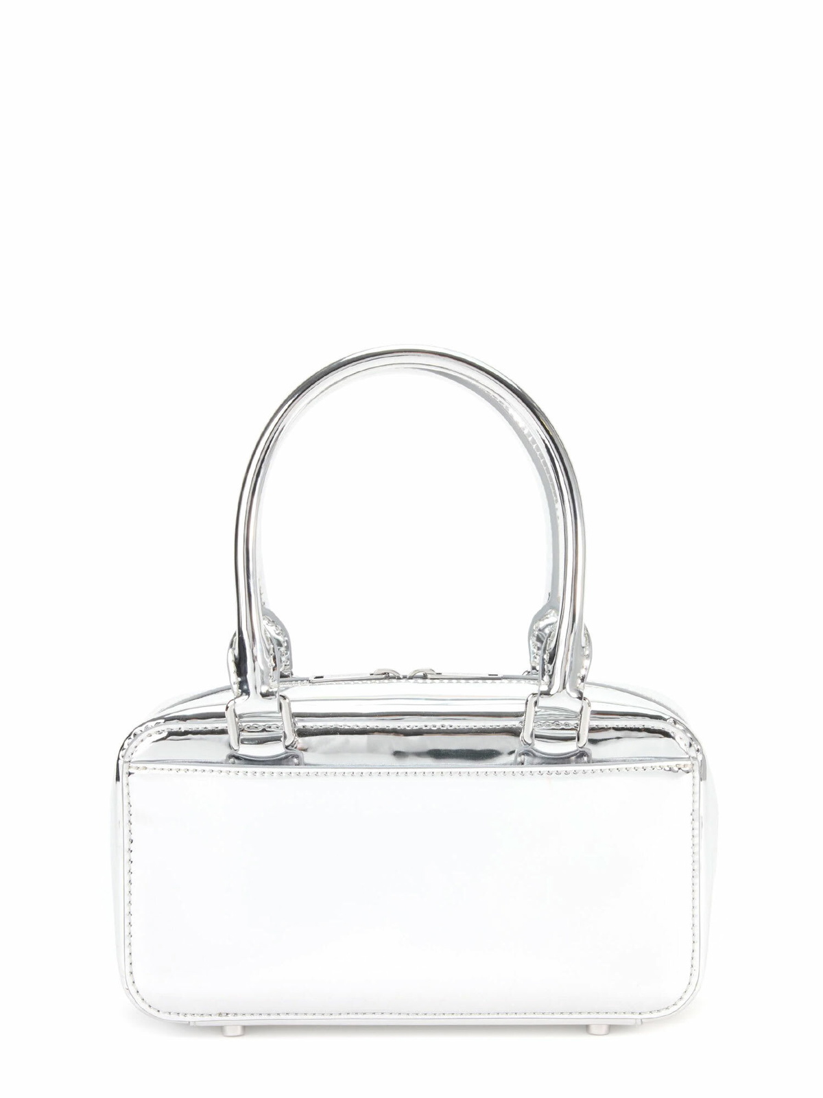 self-portrait Metallic Leather Mini Tote Bag Self-Portrait
