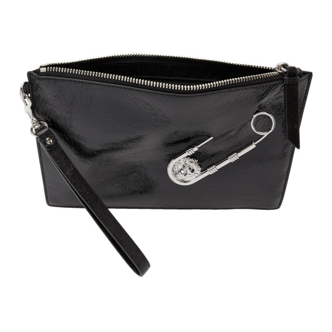 Versus Black Safety Pin Pouch Versus