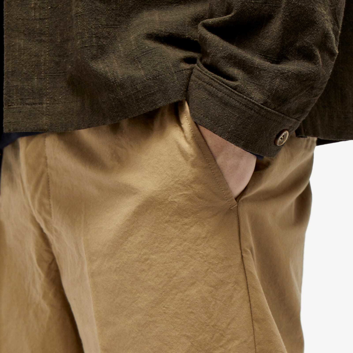 Visvim Men's Field Chino Pants in Beige Visvim