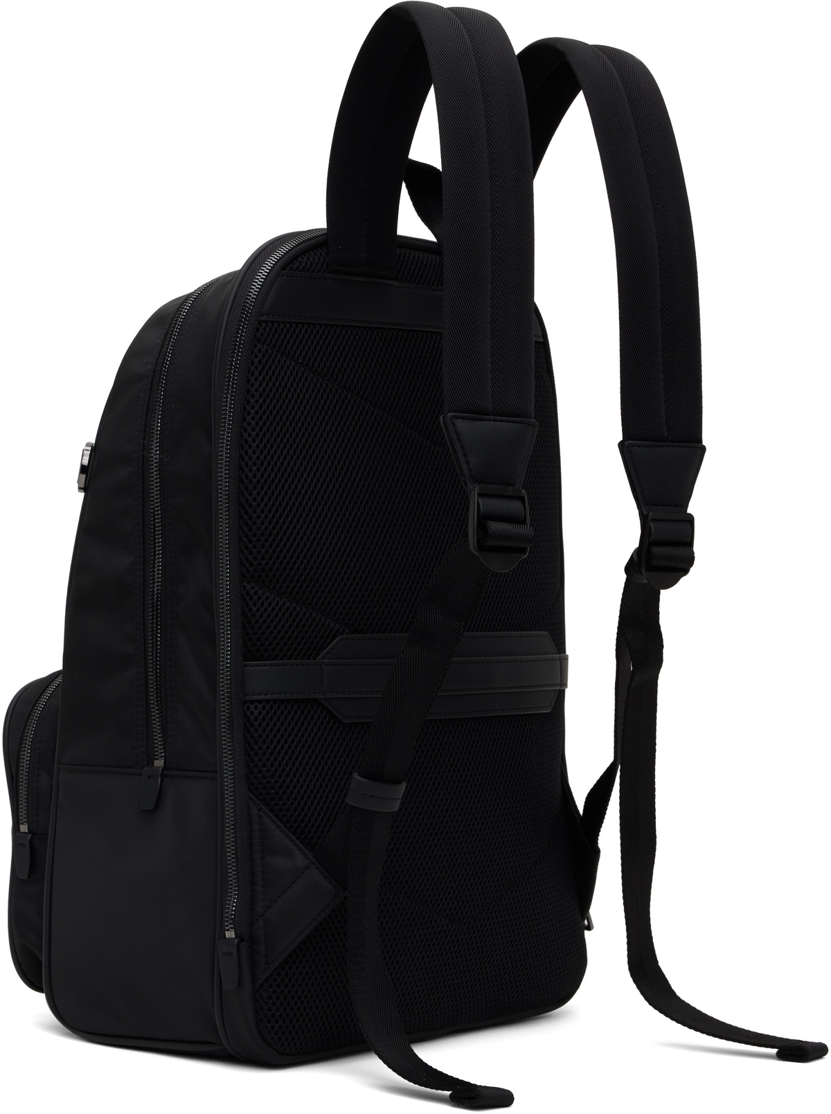 Hugo Black Logo Hardware Backpack Hugo Boss