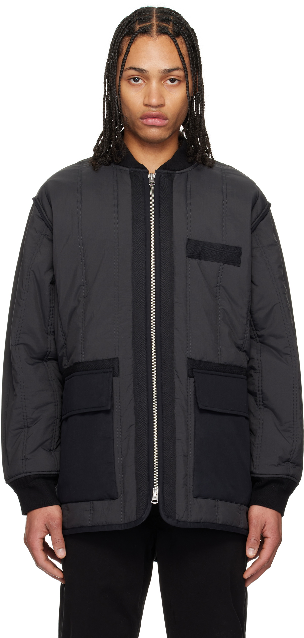 rag & bone Black Delta Liner Jacket Rag and Bone