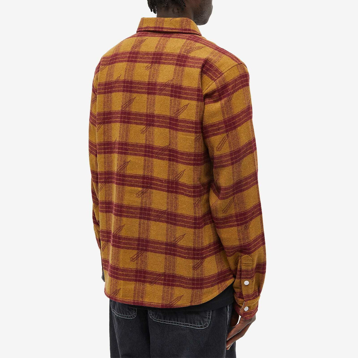 Billionaire Boys Club Men's Print Check Shirt in Red Check Billionaire ...