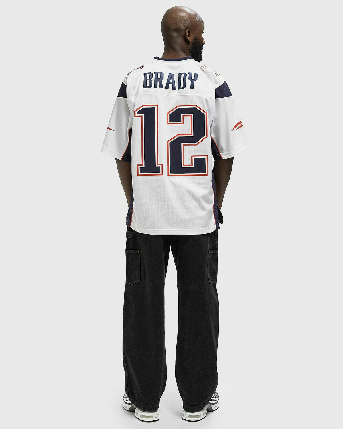 Mitchell & Ness NFL WHITE JERSEY NEW ENGLAND PATRIOTS 2000 TOM BRADY ...