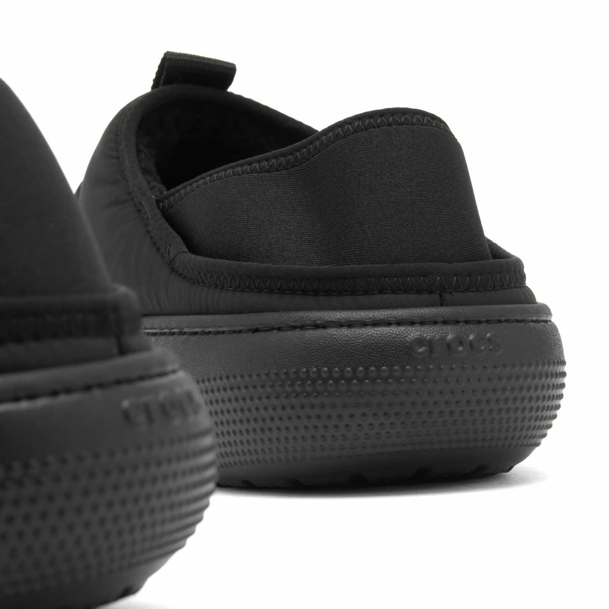 Crocs Classic Puff Moc in Black Multi Crocs