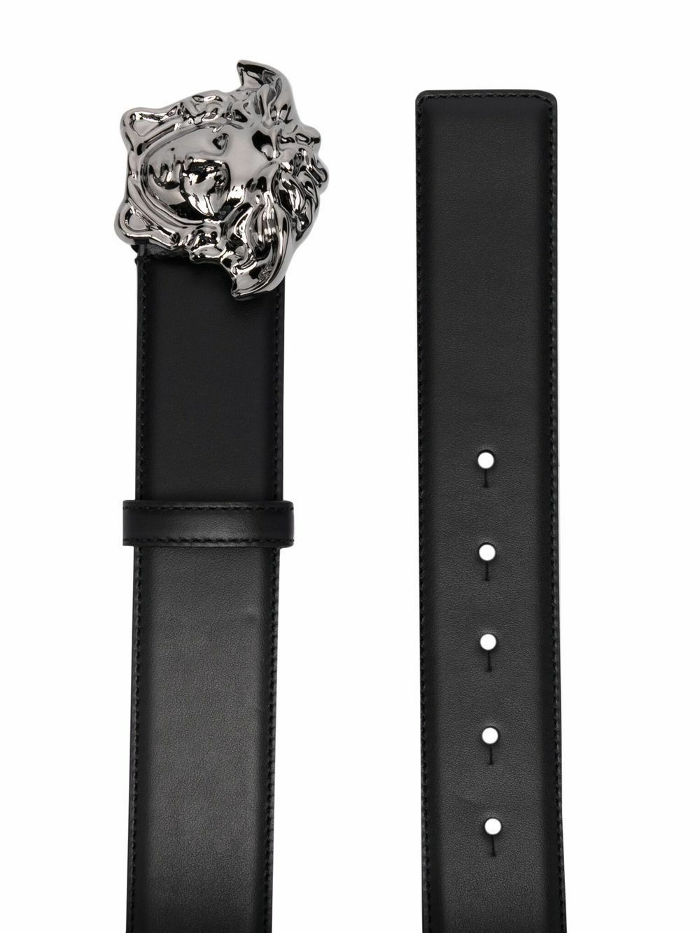 Versace Black Medusa Buckle Belt Versace
